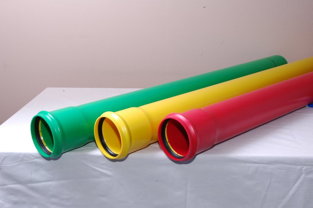 Trekkerør glatte rød SN8 - PVC | Dahl.no