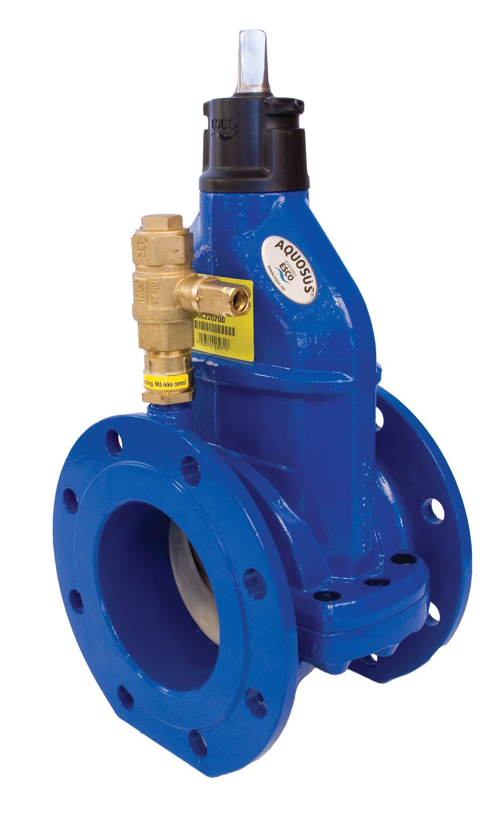Sluseventil med serviceventil. Høyre. Aquosus | Dahl.no