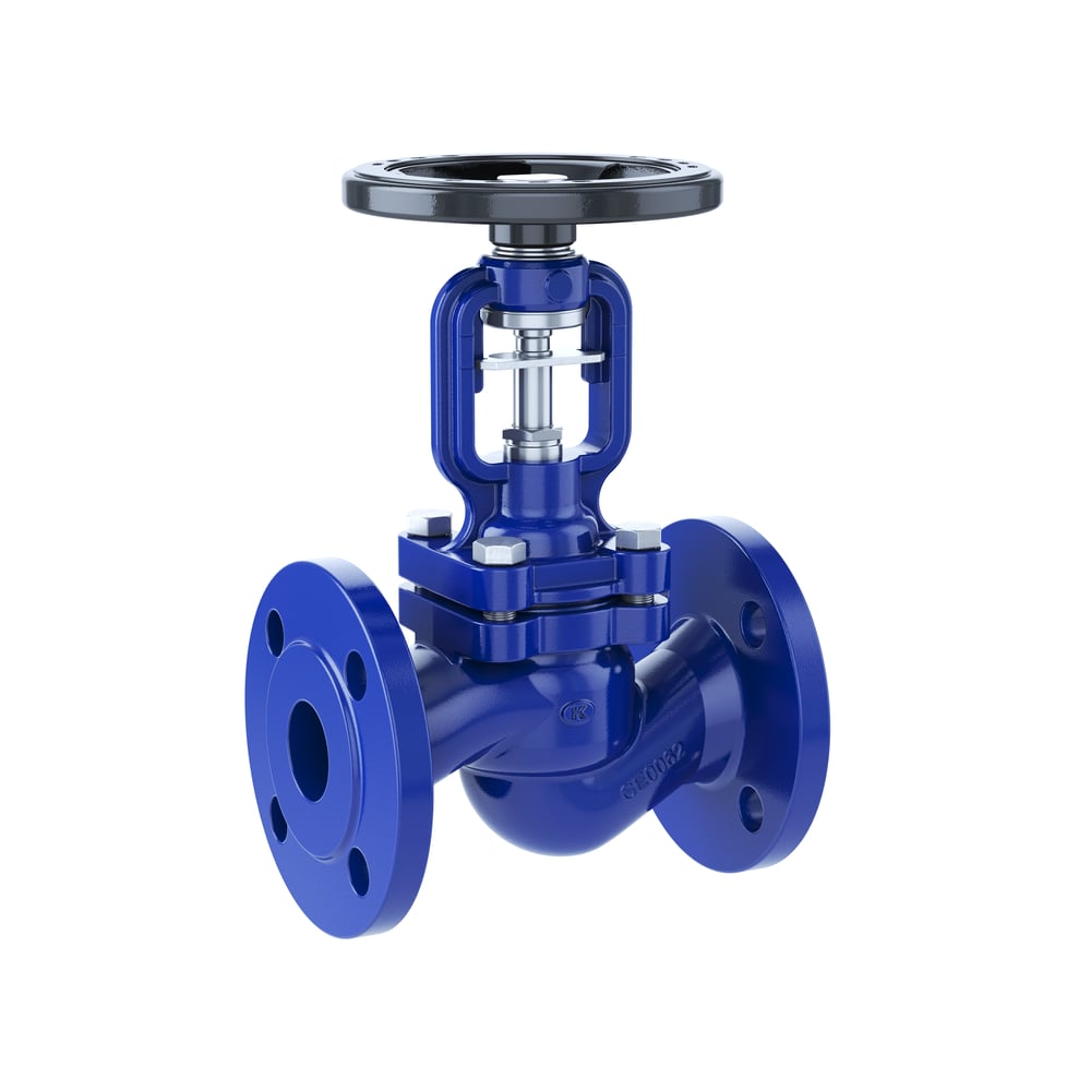 Seteventil GGG40,3 m/belgtettning, flenset PN25, type 234C | Dahl.no